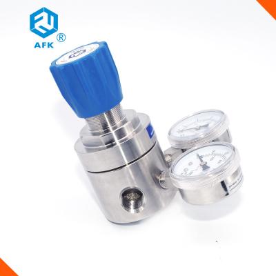 China Low pressure 60bar single stage nitrogen gas cylinder pressure regulator for sale