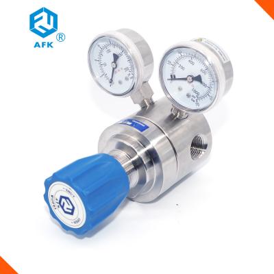 China Low pressure 60bar single stage nitrogen gas cylinder pressure regulator for sale
