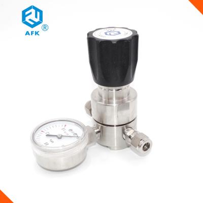 China High pressure single stage oxygen pressure regulator with gauges for sale