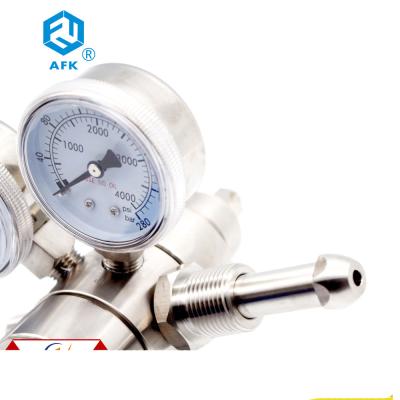 Cina bianco argenteo a due stadi di Antivari del regolatore di pressione dell'acciaio inossidabile dell'entrata 316L 200 in vendita
