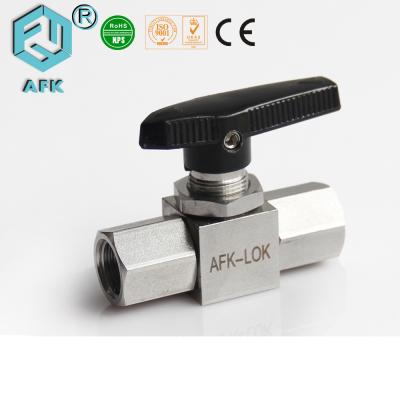China Robinet à tournant sphérique à haute pression d'acier inoxydable de manière du manuel 2 3000psi for sale