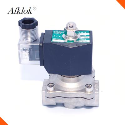 Cina Temperatura di lavoro bassa 0~1Mpa -5~60℃ della valvola di Lpg Gas Solenoid del pilota di acciaio inossidabile in vendita
