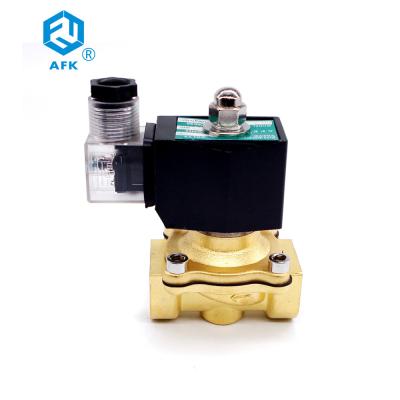 China AFK Brass Solenoid Valve For Lpg Gas Line , 20MM Marine Lpg Solenoid AC220V for sale