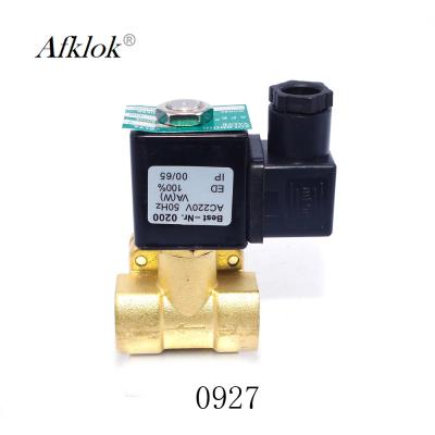 China Normally Closed High Pressure Air Solenoid Valve 16 Bar For Gas With G Thread for sale