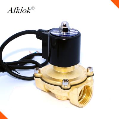 Cina CA 230V dell'ottone 2A 1 1/2 subacqueo elettrico dell'acciaio inossidabile dell'elettrovalvola a solenoide» in vendita