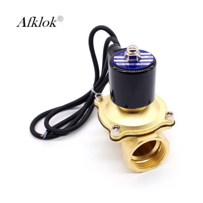China Válvula de solenoide 40mm da fonte de água de 12 volts com a barra do conector 0-10 de BSP à venda