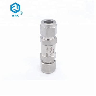 China Luftkompressornichtrückgabe 1/2“ Edelstahl-Inline-Rückschlagventil zu verkaufen