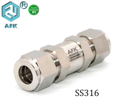 China alta presión de la válvula de control del compresor de aire de 6m m ninguna vuelta con el conector del OD de la virola en venta