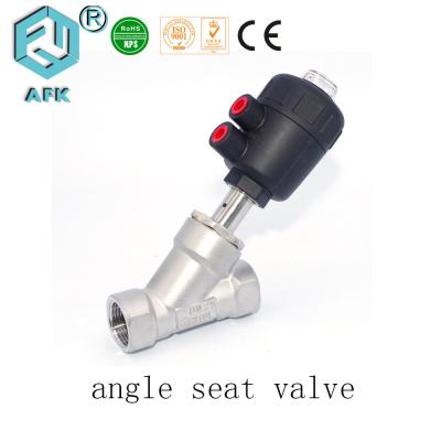 China Normally Open Pneumatic Air Flow Control Valve For Water Gas Oil With PTFE Seal for sale