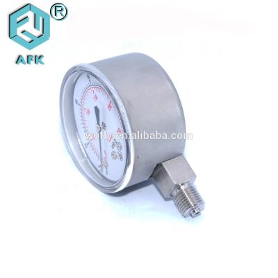 China SS316 Propane Gas Lpg Pressure Gauge Corrosion - Proof Ambient Temp -20~70°C for sale