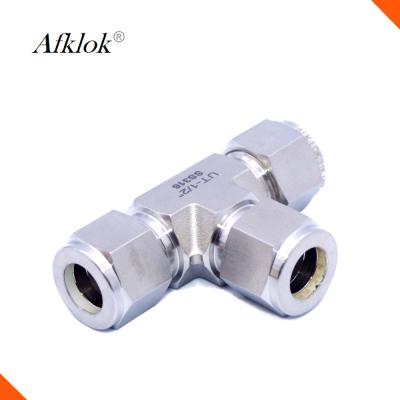 China High Pressure 316 Stainless Steel Tube Fittings 3000PSI For Water Oil Gas for sale