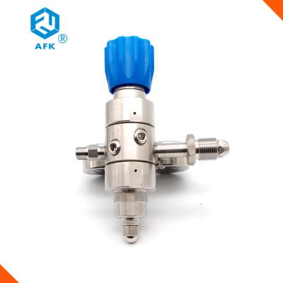 Cina Si raddoppia il regolatore di pressione dell'acciaio inossidabile della fase 3000PSI fornito di valvola a sfera in vendita