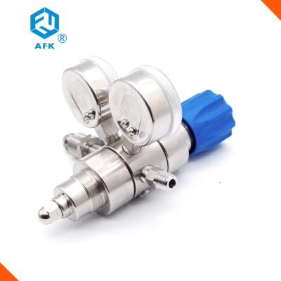 Cina Si raddoppia il regolatore di pressione dell'acciaio inossidabile della fase 3000PSI fornito di valvola a sfera in vendita