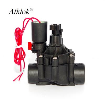 Cina Elettrovalvola a solenoide di irrigazione di pressione bassa 100D a 1 pollici per irrigazione del giardino in vendita