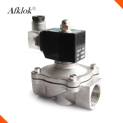 Cina Acciaio inossidabile ad azione diretta 2w-320-32B 11/4» 10 Antivari della valvola per aria del solenoide di CC 12v in vendita