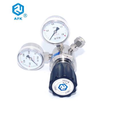 Cina Regolatore di pressione dell'acciaio inossidabile del pistone della singola fase R41 6000 PSI per gas puro/standard in vendita