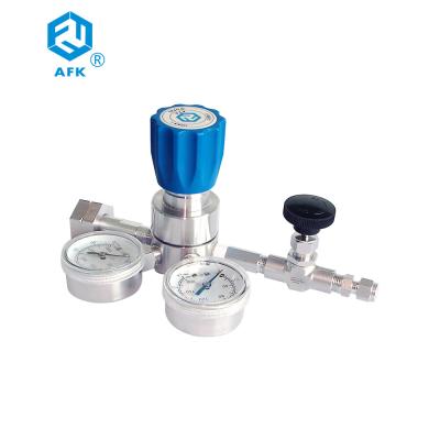 Cina Doppio riduttore di pressione della valvola a spillo del calibro 3000psi SS316 1/4