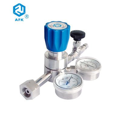 Cina Doppio riduttore di pressione della valvola a spillo del calibro 3000psi SS316 1/4