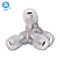 China SS316 Double Ferrule Threaded Pipe Fitting Elbow 3000Psi for sale