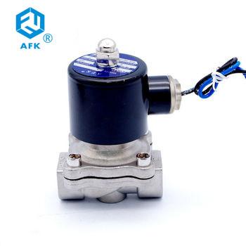 Cina Elettrovalvola a solenoide di acciaio inossidabile di 2W-32B 220v 1-1/4 normalmente chiuso» NPT in vendita