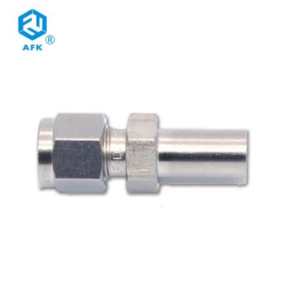 China ANSI Hexagon Welding Pipe Connector AFK Straight Gas Butt OD Thread for sale