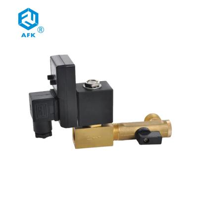 Cina arresto IP65 dell'elettrovalvola a solenoide del compressore d'aria di pollice di 1.6Mpa 1/2 220V 12VAC in vendita