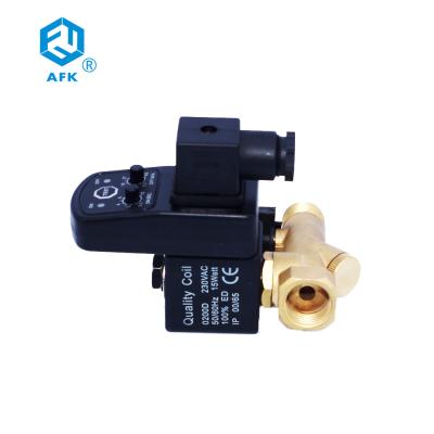 Cina arresto IP65 dell'elettrovalvola a solenoide del compressore d'aria di pollice di 1.6Mpa 1/2 220V 12VAC in vendita