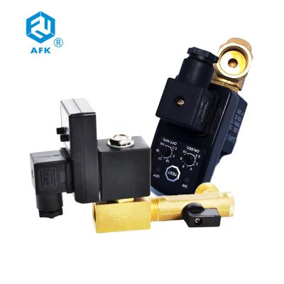 Cina arresto IP65 dell'elettrovalvola a solenoide del compressore d'aria di pollice di 1.6Mpa 1/2 220V 12VAC in vendita