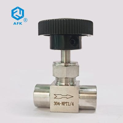 China AFK 6000psig High Pressure Needle Valve SUS304 Internal Thread for sale