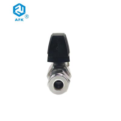 China Lage Druk 1000 psi Kogelklep 316 van het 2 stukroestvrije staal Dubbele Gesmede Metalen kap Te koop