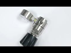 PCTFE Gas Pressure Regulator Decompression Structure R11 Reducer With Ball Valve