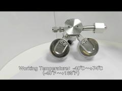 AFK Stainless Steel Dual Gauge Nitrogen High Pressure Regulator 1000psi