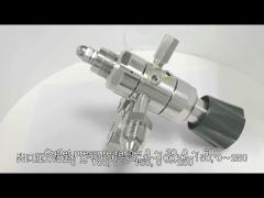 CGA540 Cylinder High Pressure Regulator 3000psi AFK PTFE Vaspel