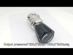 Stainless Steel Pressure Reducing Valve High Pressure Propane Regulator Flow Control Valve