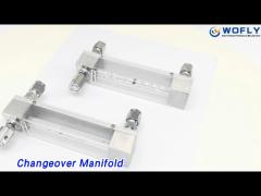 Glass Changeover Manifold High Accuracy Anti Corrosion For Chemical Industry