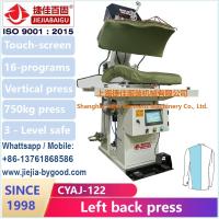 China Automatic Vertical Jacket Pressing Machine Left Front Steam Heating System for sale