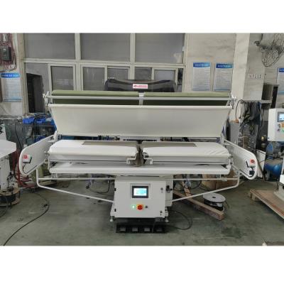 China Trouser Double Legger Pressing Machine Vertical Press Touch Screen Strech Frame for sale