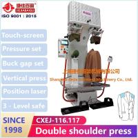 中国 ブレザーの二重に肩のジャケットの押すことは縦の蒸気のアイロンをかける装置を機械で造る 販売のため