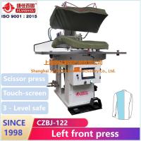 China Automatic Touch Screen Jacket Pressing Machine PLC Steam Heating System for sale