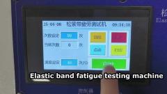 Elastic band fatigue testing machine