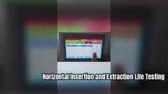 Horizontal Insertion and Extraction Life Testing Machine
