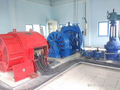 Cina Turbina dell'acqua di Francis dell'attrezzatura di idropotenza piccola con il generatore, valvola, regolatore di velocità in vendita