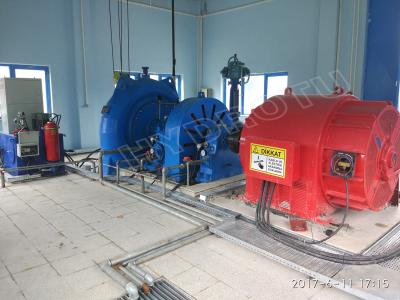 Cina Turbina dell'acqua di Francis dell'attrezzatura di idropotenza piccola con il generatore, valvola, regolatore di velocità in vendita