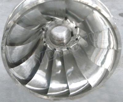 China High water Head horizontal shaft Francis Turbine Runner with stainless steel runner for sale