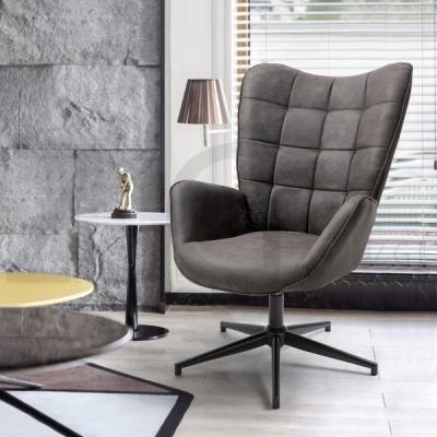 China Leisure Chair Armchair with 360 Degrees Swivel Modern Movable Desk Seat with Adjustable Height and Wheelbase for sale