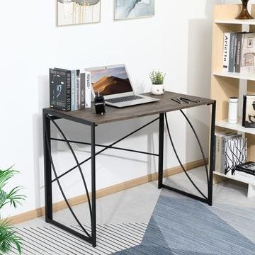 China Home Style Furniture Foldable Space saving Laptop Working Computer Desk Sturdy Home Office Desk size 100x50x72cm for sale