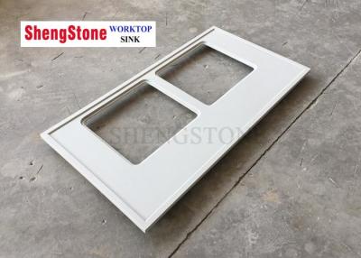 China Lichtgrijze Mariene Randcountertop voor Overheidslaboratorium, de Grootte van 1410*750 Mm Te koop
