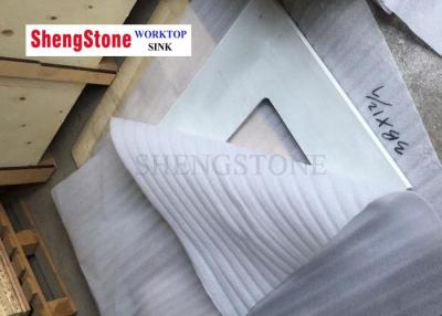 China Lichtgrijze Mariene Randcountertop voor Overheidslaboratorium, de Grootte van 1410*750 Mm Te koop
