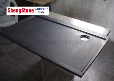 China Laboratory Black Epoxy Resin Worktop 750mm Wide High Compression Resistance for sale