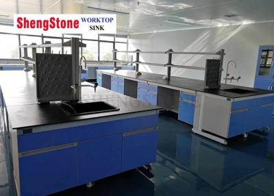 Cina Forte resistente agli'acidi dell'epossiresina di lavoro del bordo piano nero professionale della superficie in vendita
